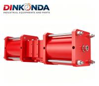 China NAMUR ISO5211 Pneumatic Valve Actuators Dual Cylinder Single Acting for sale