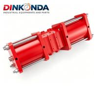 China NAMUR ISO5211 Pneumatic Valve Actuators Dual Cylinder Single Acting for sale