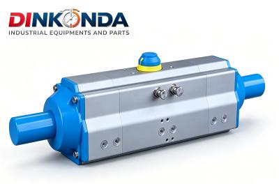 China 10Nm-500Nm Gear Rack Multi Position Pneumatic Valve Actuators Drive Three Stage Double Acting for sale