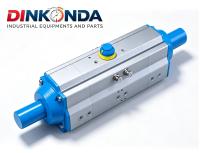 China 10Nm-500Nm Gear Rack Multi Position Pneumatic Valve Actuators Drive Three Stage Double Acting for sale