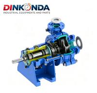 China DINKONDA GLOBAL Power Plants Special MAH Type Solid Particle High Abrasive Slurry Medium Horizontal Heavy-duty Centrifugal Pump Slurry Pump for sale