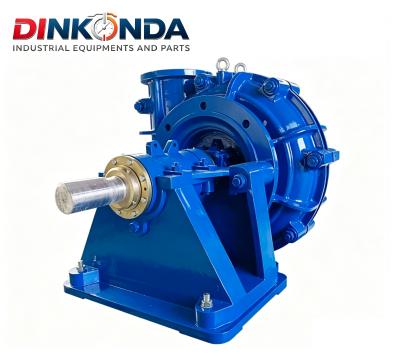 China DINKONDA GLOBAL Power Plants Special MAH Type Solid Particle High Abrasive Slurry Medium Horizontal Heavy-duty Centrifugal Pump Slurry Pump for sale