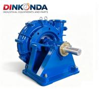 China DINKONDA GLOBAL Power Plants Special MAH Type Solid Particle High Abrasive Slurry Medium Horizontal Heavy-duty Centrifugal Pump Slurry Pump for sale