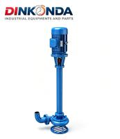 China DINKONDA GLOBAL Power Plants Special NL Type Vertical Sewage Mud Pump Single-stage Single Suction Vertical Centrifugal Submersible Long Axis Mud Slurry Pump for sale