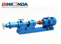 China Horizontal Split Slurry Single Screw Slurry Pump Volumetric Flange Connection for sale
