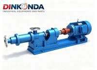 China Horizontal Split Slurry Single Screw Slurry Pump Volumetric Flange Connection for sale