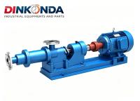 China Horizontal Split Slurry Single Screw Slurry Pump Volumetric Flange Connection for sale