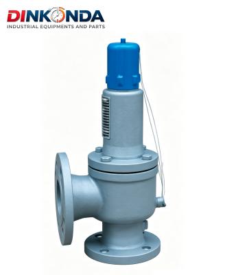 China DINKONDA GLOBAL Power Plants Special A42Y/H-16Q Series DN25-DN200, QT400 Ductile Iron Material PN16, Spring Fully Open Closed Safety Valve for sale