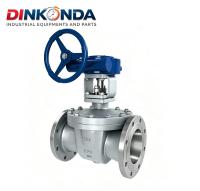 China DINKONDA GLOBAL Power Plants Special Class150/300/600, CF8 (304) Stainless Steel, Corrosion-resistant, Worm Wheel Handwheel Drive, Top Mounted Floating Ball Valve for sale