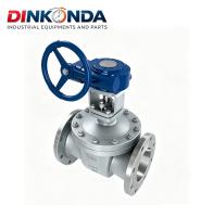 China DINKONDA GLOBAL Power Plants Special Class150/300/600, CF8 (304) Stainless Steel, Corrosion-resistant, Worm Wheel Handwheel Drive, Top Mounted Floating Ball Valve for sale