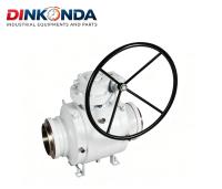 China DINKONDA GLOBAL Power Plants Special HQ67X Series A105 Forged Steel Cylindrical Body Fully Welded Fixed PTFE Soft Seal/metal Hard Seal Ball Valve for sale