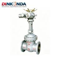 China DINKONDA GLOBAL Power Plants Special Z940/Z941 Series PN16/25/40/64/100, Manual Emergency Handwheel, Multi Turn Electric Actuator Wedge Gate Valve for sale