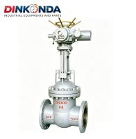 China DINKONDA GLOBAL Power Plants Special Z940/Z941 Series PN16/25/40/64/100, Manual Emergency Handwheel, Multi Turn Electric Actuator Wedge Gate Valve for sale