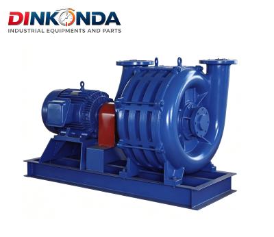 China Cast Iron Power Plant Fans Centrifugal Horizontal Sectional Multistage Impeller Blower for sale