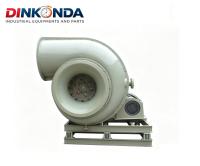 China DINKONDA GLOBAL Power Plants Special FRP Series Fiberglass Material Belt Split Transmission Anti-corrosion Ventilation Centrifugal Impeller Fan With Spring Damping Base for sale