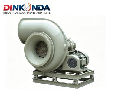 China DINKONDA GLOBAL Power Plants Special FRP Series Fiberglass Material Belt Split Transmission Anti-corrosion Ventilation Centrifugal Impeller Fan With Spring Damping Base for sale