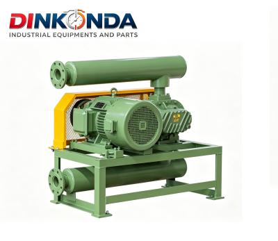 China DINKONDA GLOBAL Power Plants Special BV Series Three Leaf Roots Vacuum Unit Negative Pressure Suction (Roots Vacuum Pump) Roots Blower for sale