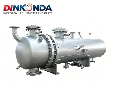 China DINKONDA GLOBAL Power Plants Special Strong Corrosion Resistance TA2 Titanium And Titanium Alloy High Heat Transfer Tube Shell Heat Exchanger for sale