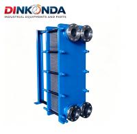 China DINKONDA GLOBAL Power Plants Special BR0.2 Series 1.0/1.6MPa, 0.2 ㎡, High Heat Transfer Efficiency Stainless Steel Heat Exchanger Plate Heat Exchanger for sale