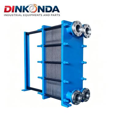 China DINKONDA GLOBAL Power Plants Special BR0.25 Series 4 Medium Inlet And Outlet Flanges, EPDM EPDM, NBR Nitrile Rubber Sealing Gasket Plate Heat Exchanger for sale