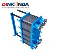 China DINKONDA GLOBAL Power Plants Special BR0.25 Series 4 Medium Inlet And Outlet Flanges, EPDM EPDM, NBR Nitrile Rubber Sealing Gasket Plate Heat Exchanger for sale