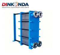 China DINKONDA GLOBAL Power Plants Special BR0.25 Series 4 Medium Inlet And Outlet Flanges, EPDM EPDM, NBR Nitrile Rubber Sealing Gasket Plate Heat Exchanger for sale