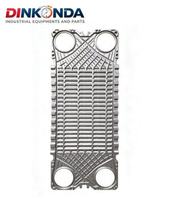 China DINKONDA GLOBAL Power Plants Special FA184 Series Large Ripple, Large Depth, Wide Channel Plate Heat Exchanger Plates Specially Designed For Working Conditions With Particles And High Viscosity Media for sale