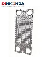 China DINKONDA GLOBAL Power Plants Special FA184 Series Large Ripple, Large Depth, Wide Channel Plate Heat Exchanger Plates Specially Designed For Working Conditions With Particles And High Viscosity Media for sale