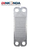 China DINKONDA GLOBAL Power Plants Special SF123 Series Universal High-efficiency Gasket Type Plate Herringbone Composite Corrugated Heat Exchanger Plate for sale