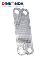 China DINKONDA GLOBAL Power Plants Special SF123 Series Universal High-efficiency Gasket Type Plate Herringbone Composite Corrugated Heat Exchanger Plate for sale