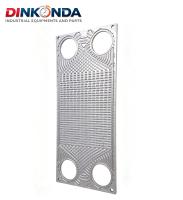 China DINKONDA GLOBAL Power Plants Special SF160 Series Large Heat Exchange Area Universal Reinforced Herringbone Ripple, Gasket Type Seal, Plate Heat Exchanger Plate for sale
