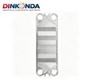 China DINKONDA GLOBAL Power Plants Special 0.4/0.5/0.6/0.8/1mm, AISI316 Material, GEA-Kelvion VT20 Separated Liquid Flow Plate Heat Exchanger Domestical Substitute Plates for sale