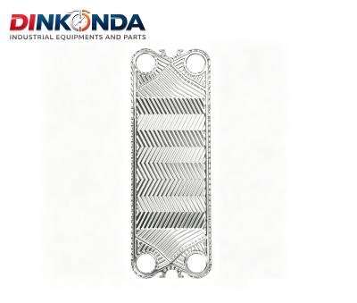 China DINKONDA GLOBAL Power Plants Special 0.4/0.5/0.6/0.8/1mm, AISI316 Material, GEA-Kelvion VT20 Separated Liquid Flow Plate Heat Exchanger Domestical Substitute Plates for sale