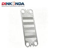 China DINKONDA GLOBAL Power Plants Special 0.4/0.5/0.6/0.8/1mm, AISI316 Material, GEA-Kelvion VT20 Separated Liquid Flow Plate Heat Exchanger Domestical Substitute Plates for sale