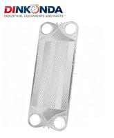 China DINKONDA GLOBAL Power Plants Special GEA-Kelvion VT80 Domestic Replacement For Large Angle Herringbone Corrugated Structure Plate Heat Exchanger Plates for sale