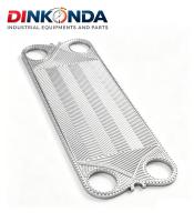 China DINKONDA GLOBAL Power Plants Special GEA-Kelvion VT80 Domestic Replacement For Large Angle Herringbone Corrugated Structure Plate Heat Exchanger Plates for sale