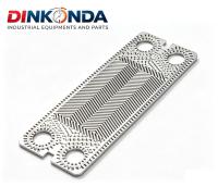 China DINKONDA GLOBAL Power Plants Special GA Series Double-layer Thin Plate Composite Stamping Formed Double Wall Plate Heat Exchanger Plates With Dedicated Anti Medium Mixing for sale