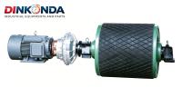 China Outboard Drum Motorized Conveyor Pulley Reducing Roller Rubber Wrap Adhesive for sale