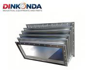 China DINKONDA GLOBAL Power Plants Special Square And Rectangular Air Duct Specialized Corrugated Compensation Element Axial/angular Displacement Rectangular Expansion Joint Compensator for sale