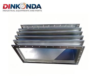 China DINKONDA GLOBAL Power Plants Special Square And Rectangular Air Duct Specialized Corrugated Compensation Element Axial/angular Displacement Rectangular Expansion Joint Compensator for sale