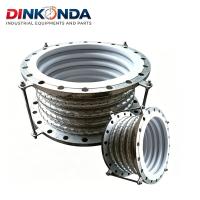 China DINKONDA GLOBAL Power Plants Special Metal Mesh Lined Polytetrafluoroethylene (PTFE) Metal Expansion Joint Compensator，strong Corrosive Media Flexible Compensating Element For Pipelines for sale