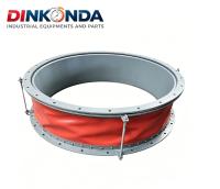 China DINKONDA GLOBAL Power Plants Special Circular Non-metallic High-temperature Resistant Composite Skin Compensator Expansion Joint, Circular Air Duct Flexible Compensation Element for sale