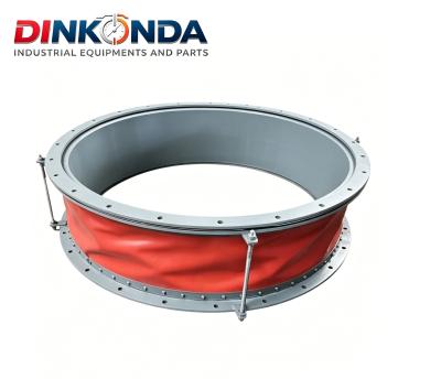 China DINKONDA GLOBAL Power Plants Special Circular Non-metallic High-temperature Resistant Composite Skin Compensator Expansion Joint, Circular Air Duct Flexible Compensation Element for sale