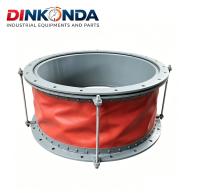 China DINKONDA GLOBAL Power Plants Special Circular Non-metallic High-temperature Resistant Composite Skin Compensator Expansion Joint, Circular Air Duct Flexible Compensation Element for sale