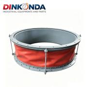 China DINKONDA GLOBAL Power Plants Special Circular Non-metallic High-temperature Resistant Composite Skin Compensator Expansion Joint, Circular Air Duct Flexible Compensation Element for sale