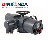 China DINKONDA GLOBAL Power Plants Special AC380V / AC220V IP67 Switch/Adjustable Type Intelligent Q-type -90 ° Partial Rotation Explosion-proof Electric Actuator for sale