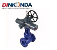 China DINKONDA GLOBAL Power Plants Special Intelligent Non-invasive Multi Turn Electric Actuator Paired With High-temperature And High-pressure Flange Gate Valve for sale