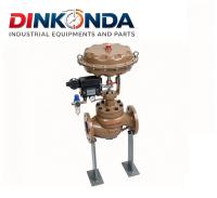 China DINKONDA GLOBAL Power Plants Special RQ Series Pneumatic Diaphragm Regulating Valve, Pneumatic Diaphragm Actuator And Straight Through Single Seat Regulating Valve for sale