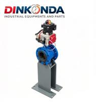 China DINKONDA GLOBAL Power Plants Special RQ Series Pneumatic Switch Type Flange Butterfly Valve, Angular Stroke Pneumatic Actuator And Flange Type Soft Seal Butterfly Valve for sale