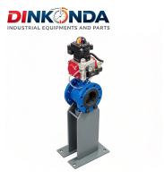 China DINKONDA GLOBAL Power Plants Special RQ Series Pneumatic Switch Type Flange Butterfly Valve, Angular Stroke Pneumatic Actuator And Flange Type Soft Seal Butterfly Valve for sale